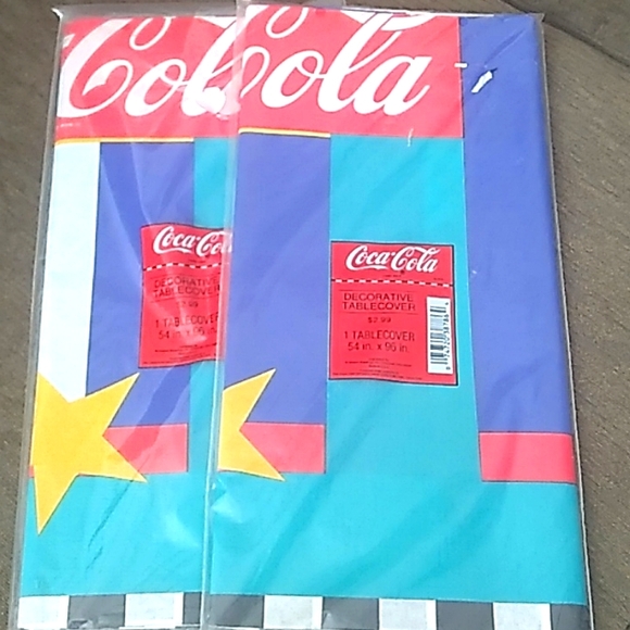Gibson | Party Supplies | Cocacola 988 Paper Tablecovers | Poshmark